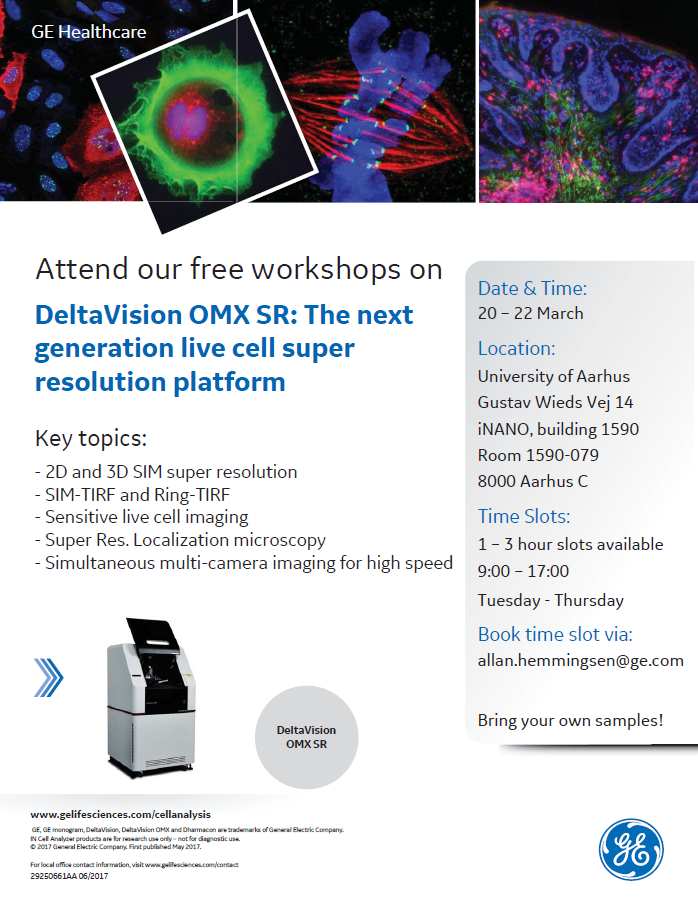 Super Resolution workshop, iNANO, Aarhus, 1-3 hours slots – Danish ...